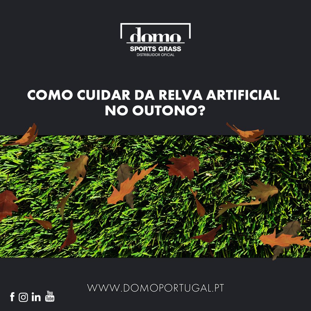 Como cuidar da relva artificial no outono? - Domo Portugal